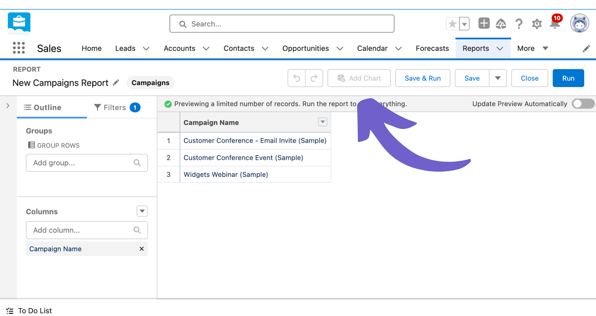 Fix Greyed Out Add Chart in Salesforce: 4 Steps